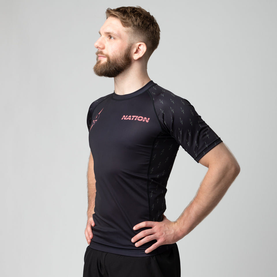 Nation Athletic "Death Cuddle Jiu Jitsu" Rash Guard