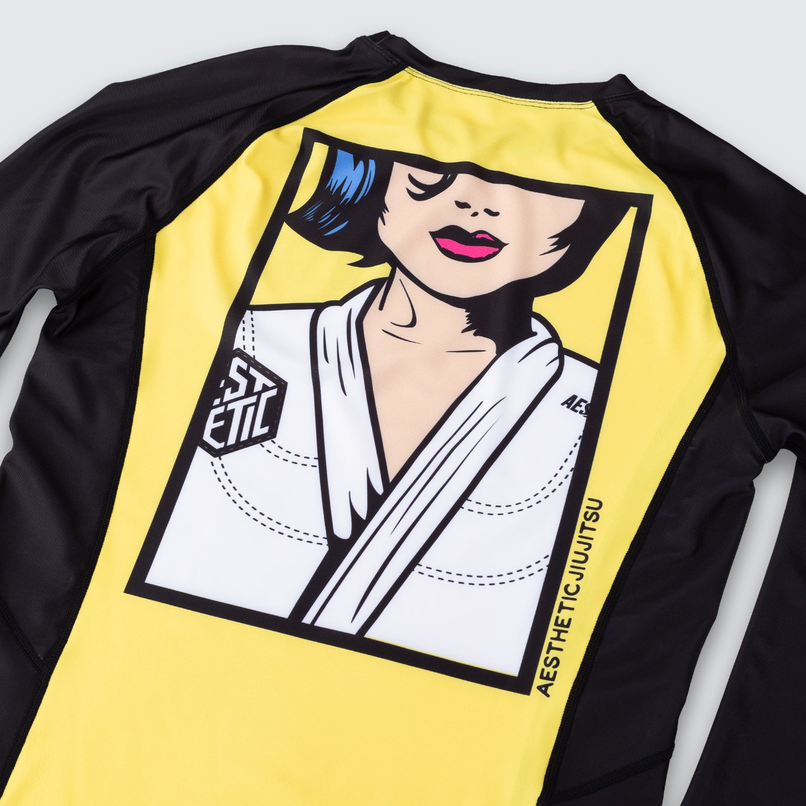 Aesthetic "The Girl" Long Sleeve Rash Guard