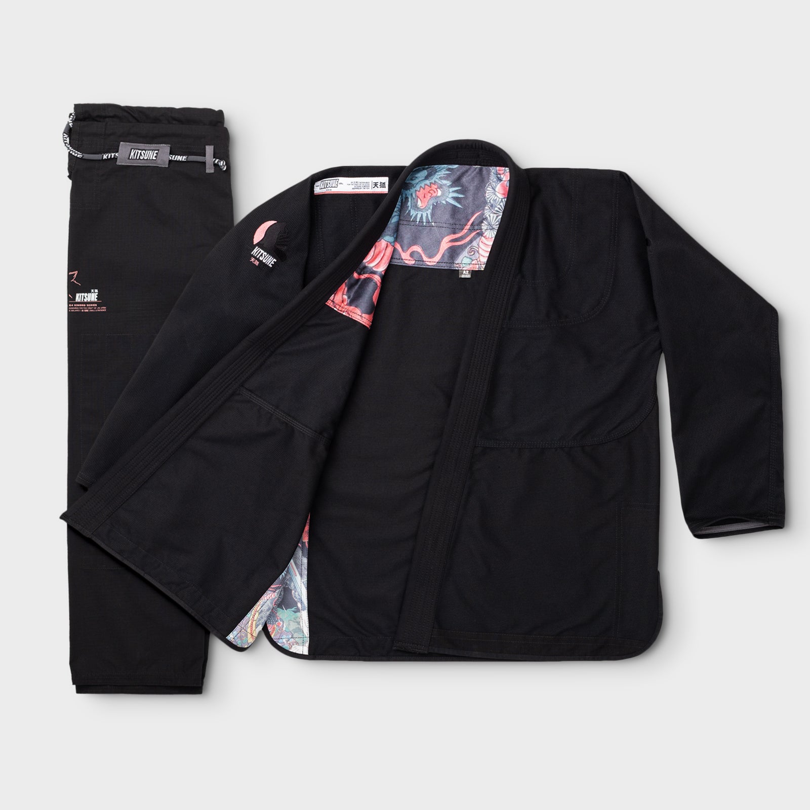 Kitsune "Heroes" Women's BJJ Gi - Black