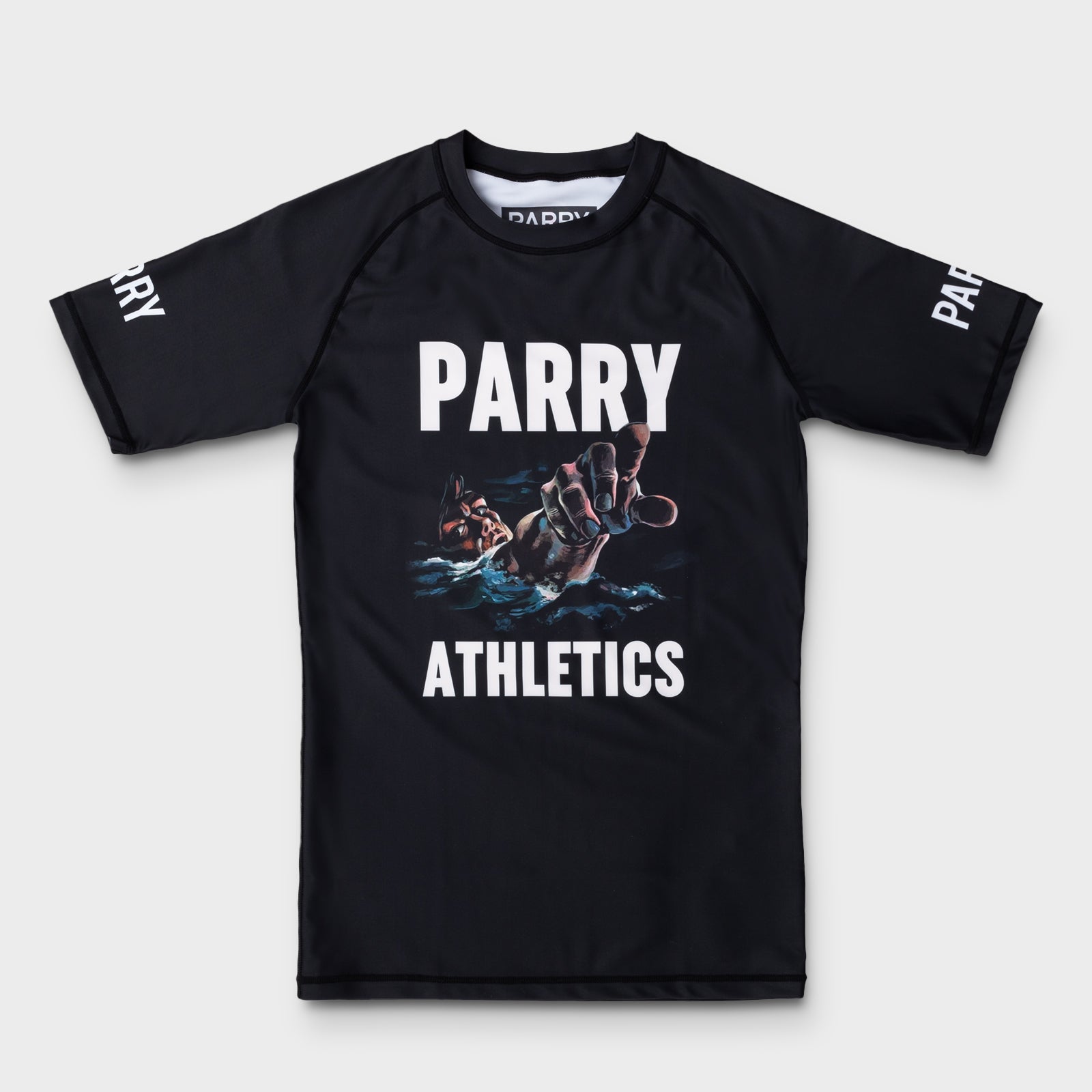 PARRY "Someone Talked" Short Sleeve Rash Guard