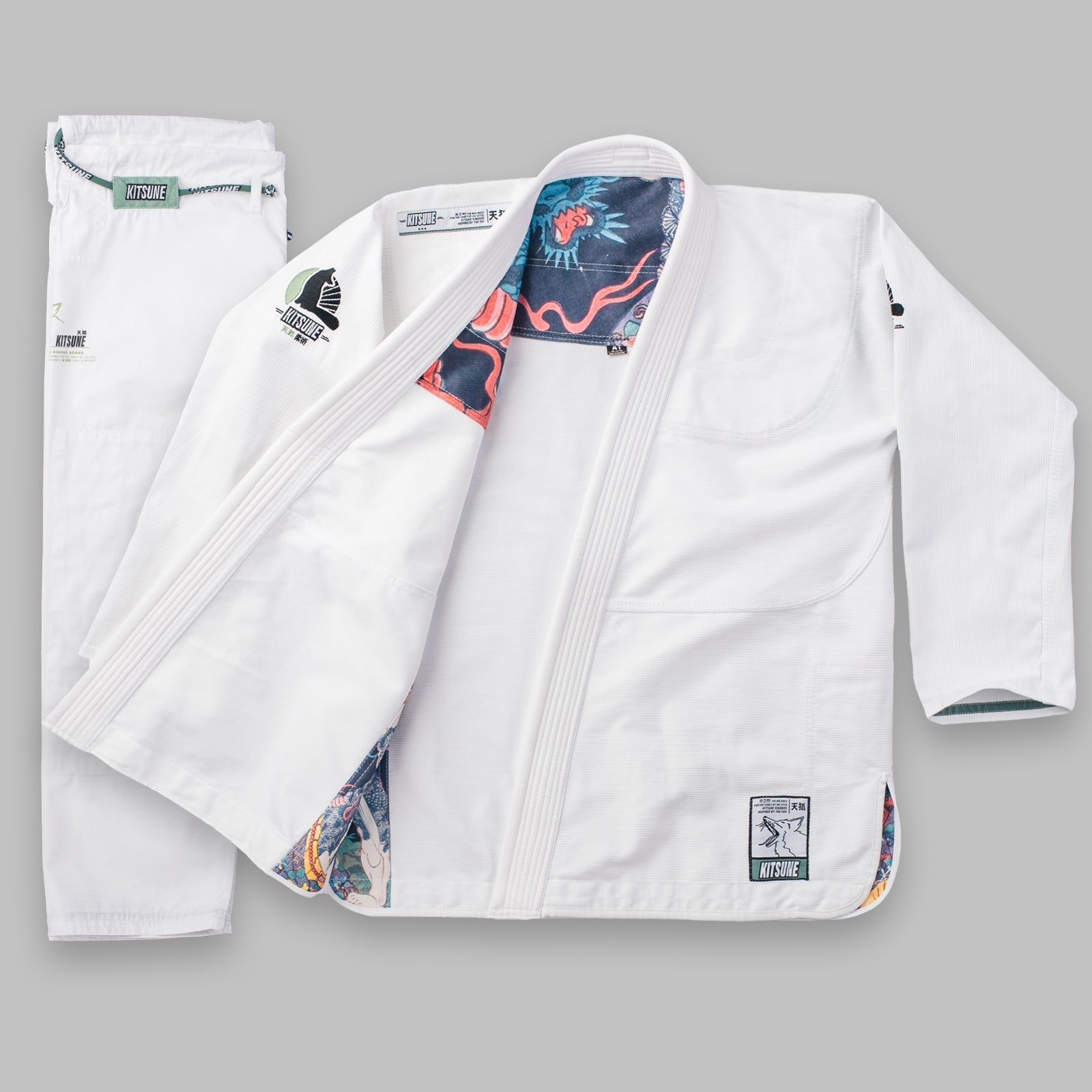 Kitsune "Heroes" BJJ Gi - White